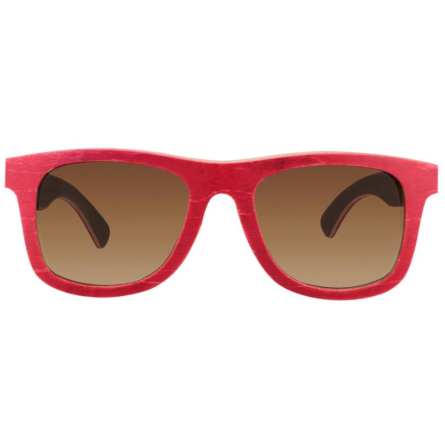 Ruby Ruby, Red Wood Sunglasses | SBOJI FACEWEAR